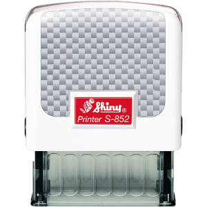 Quality you can feel! Shiny S-852 Self-Inking stamp- Fredlake.